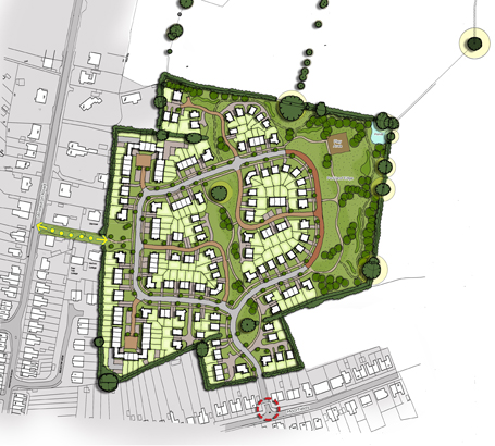 Outline Planning Permission (14/03365) Gross site area of 15.6 acres (6 ...